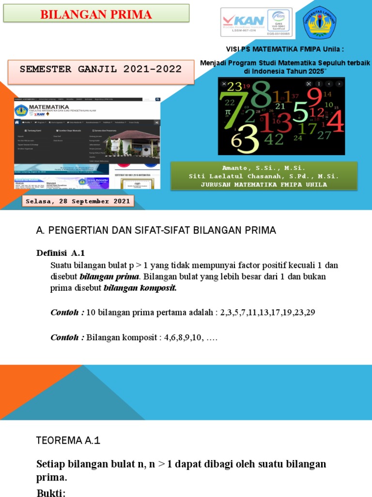 07 - Bilangan Prima - I | PDF