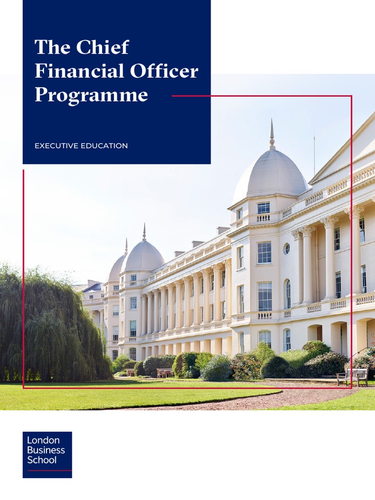 Chief Financial Officer Programme | PDF | Chief Financial Officer ...