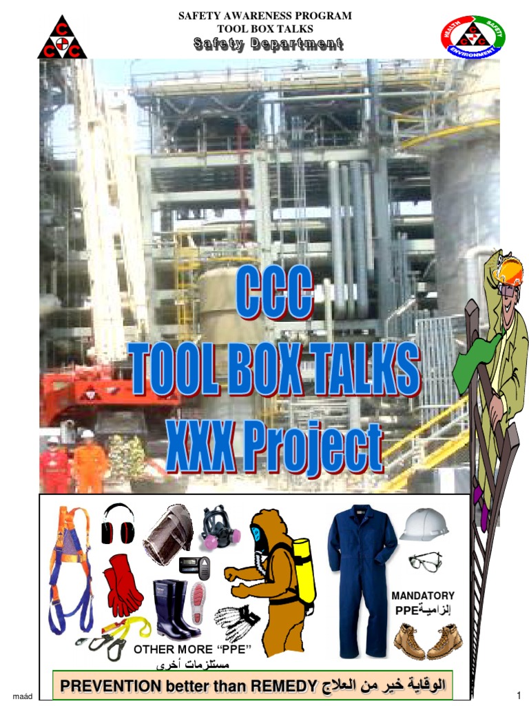 Toolbox Talk Safety Awareness - 25 | PDF | Welding | Construction