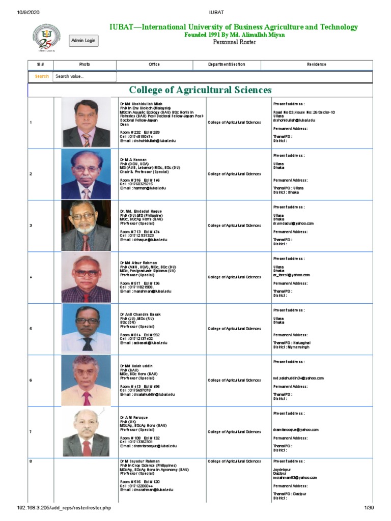 All Faculty | Download Free PDF | Bachelor Of Science | Vocational Education