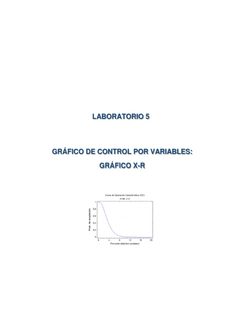 Gráfico X-R para Control de Calidad | PDF | Estadísticas | Calidad ...