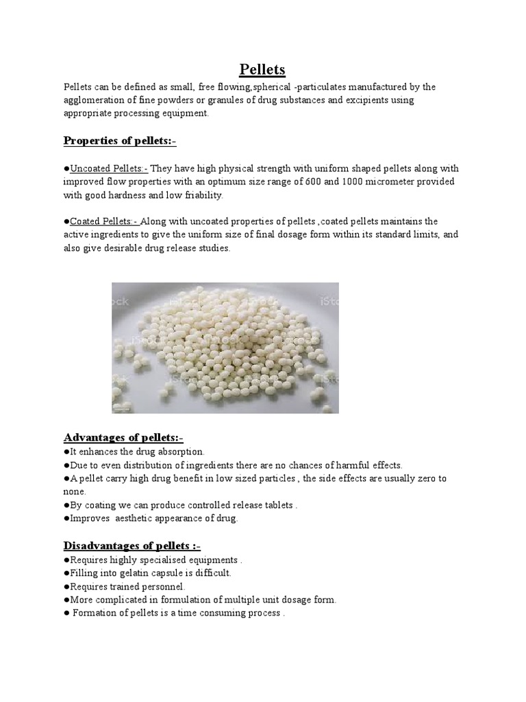 Pellets 1 | PDF | Extrusion | Tablet (Pharmacy)