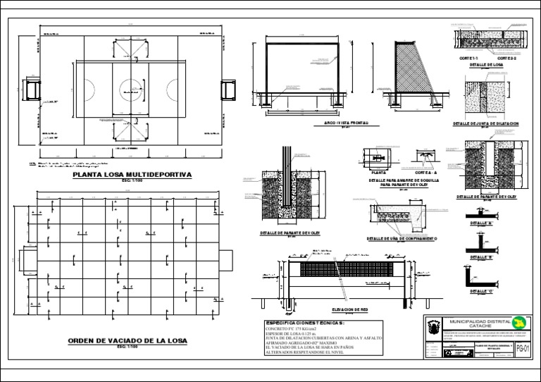Planta General, Arquitectura y Detalles-L-01 - 125439 | PDF
