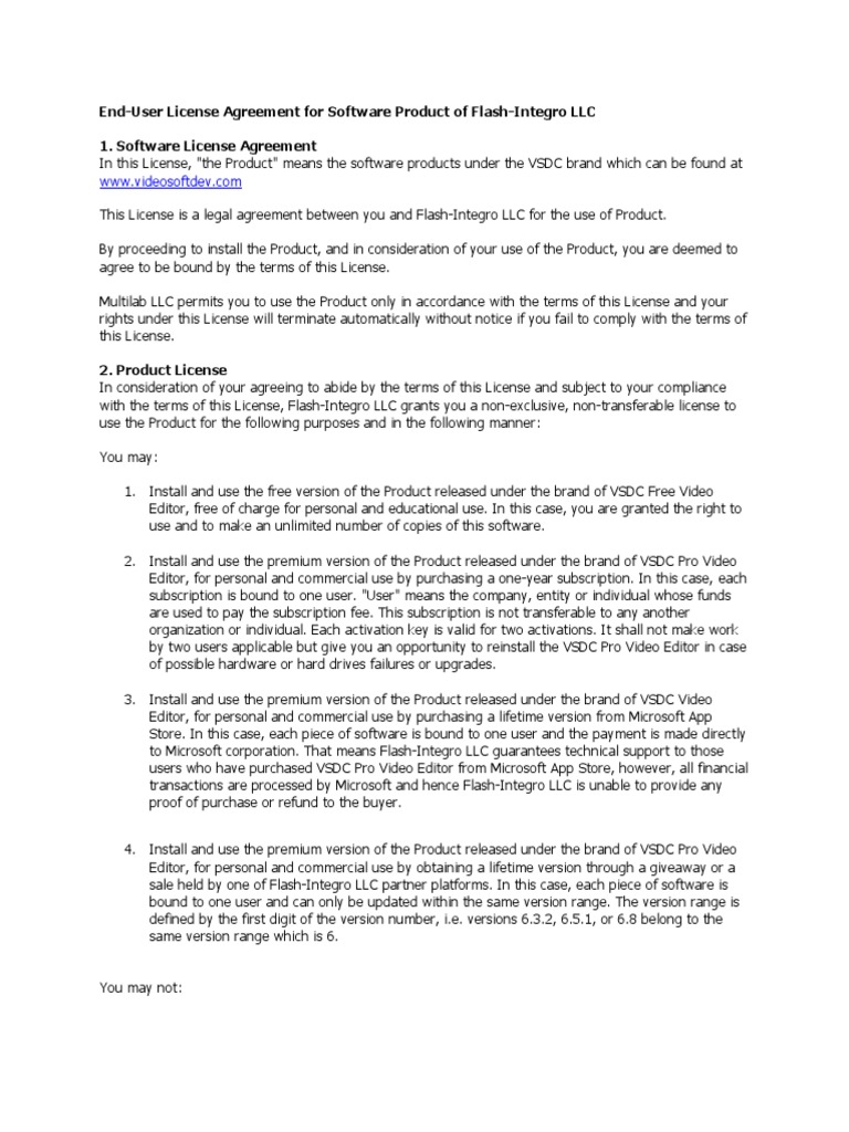 License Agreement | PDF | License | Application Software