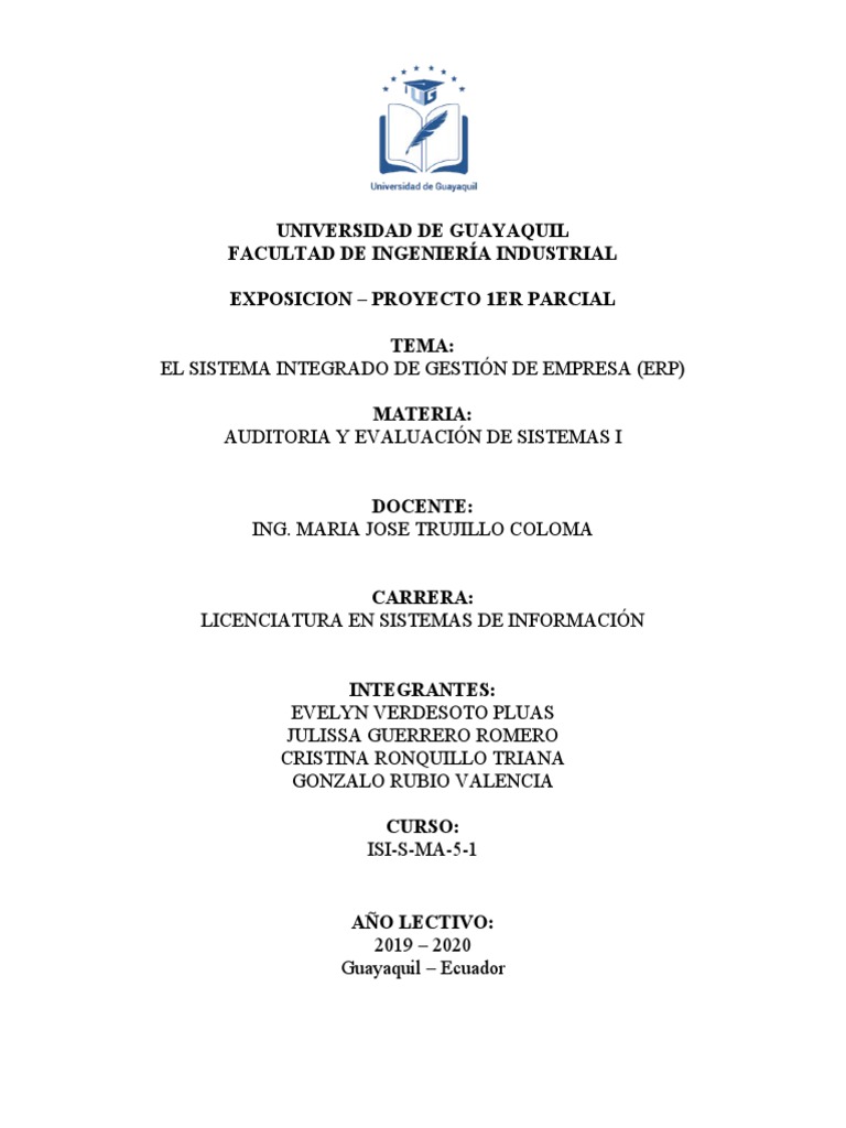 Carpeta Auditoria Expo | PDF | Planificación de recursos empresariales | Business