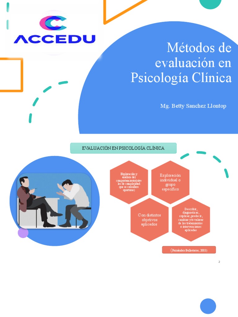 Métodos de evaluación en Psicología Clínica | PDF | Sicología | Evaluación