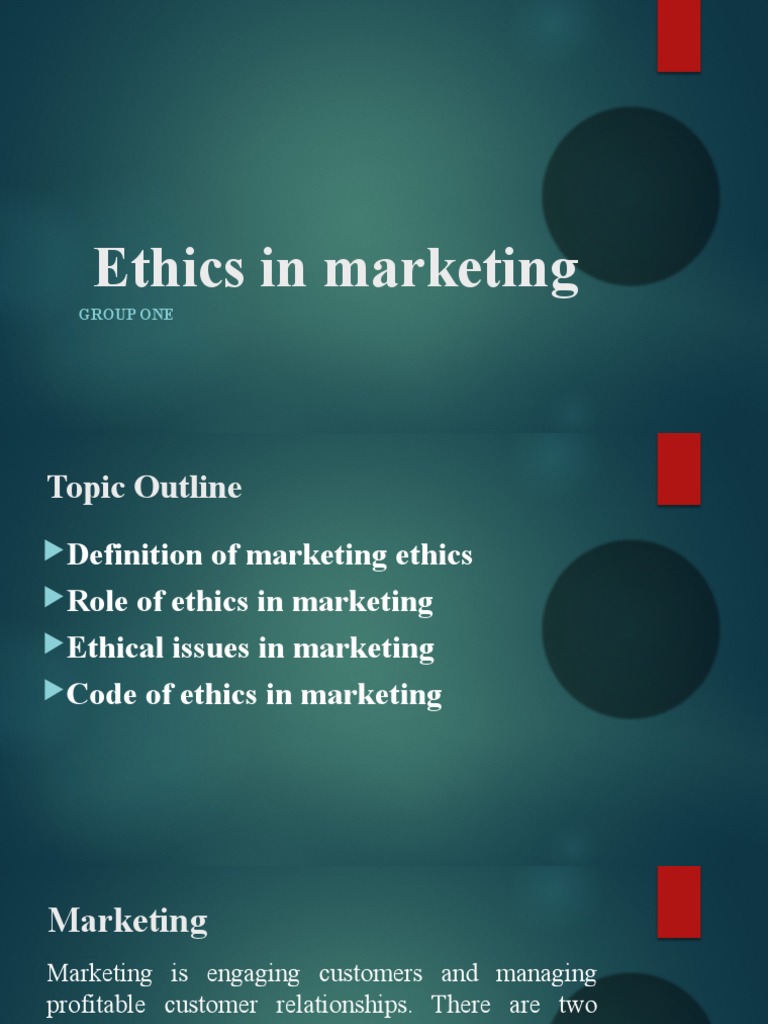 Ethics in marketing | PDF | Marketing | Pricing