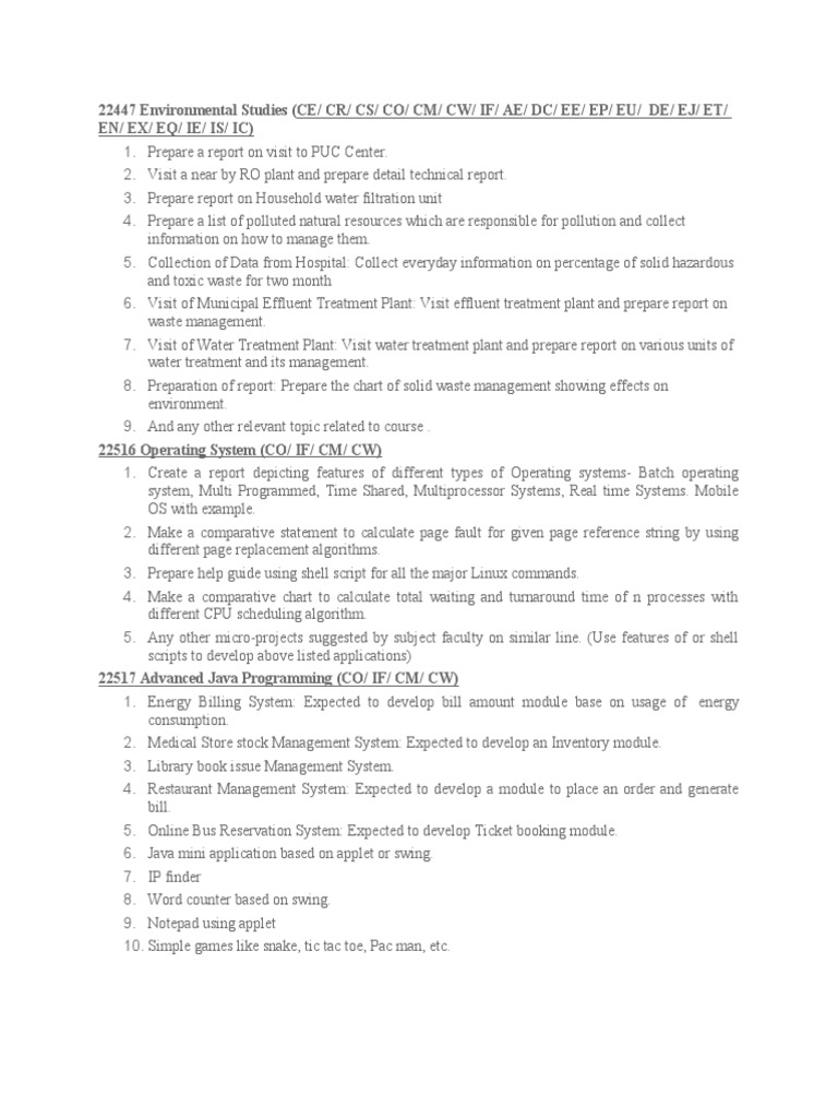 5th Sem All Microprject Topics | PDF | Java Script | World Wide Web 5th Sem All Microprject Topics | PDF | Java Script | World Wide Web