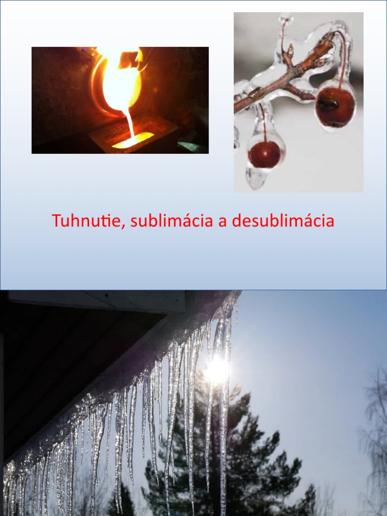 7r 21 Tuhnutie, Sublimácia | PDF