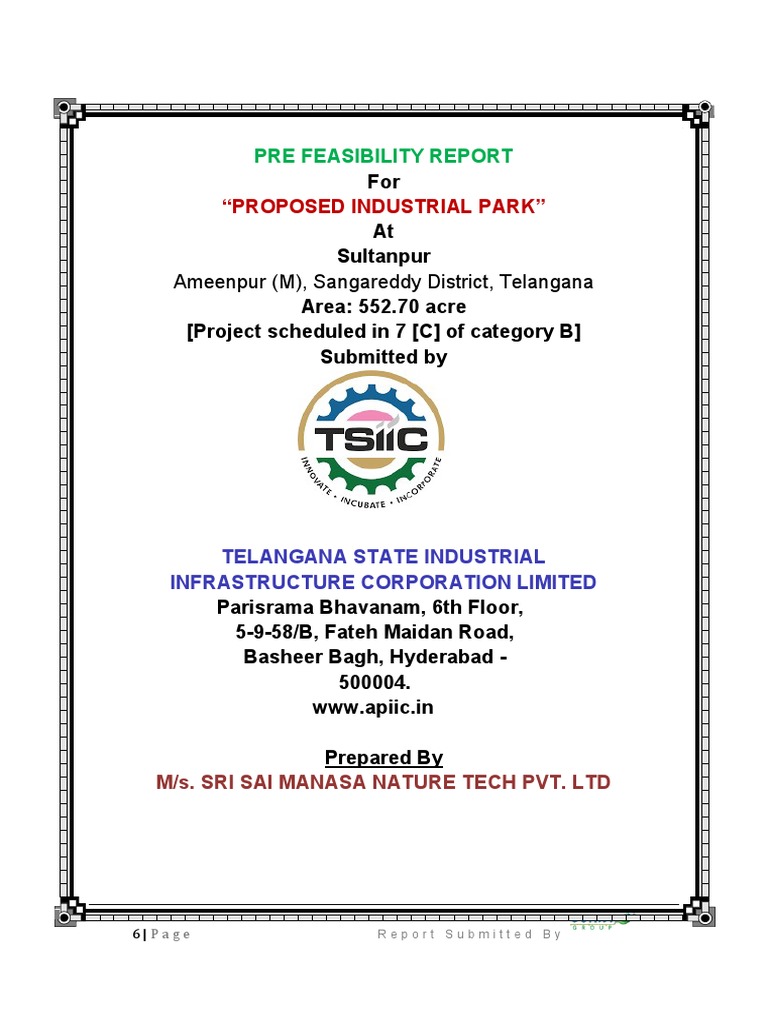 Proposed Industrial Park in Sultanpur | PDF | Waste Management | Waste
