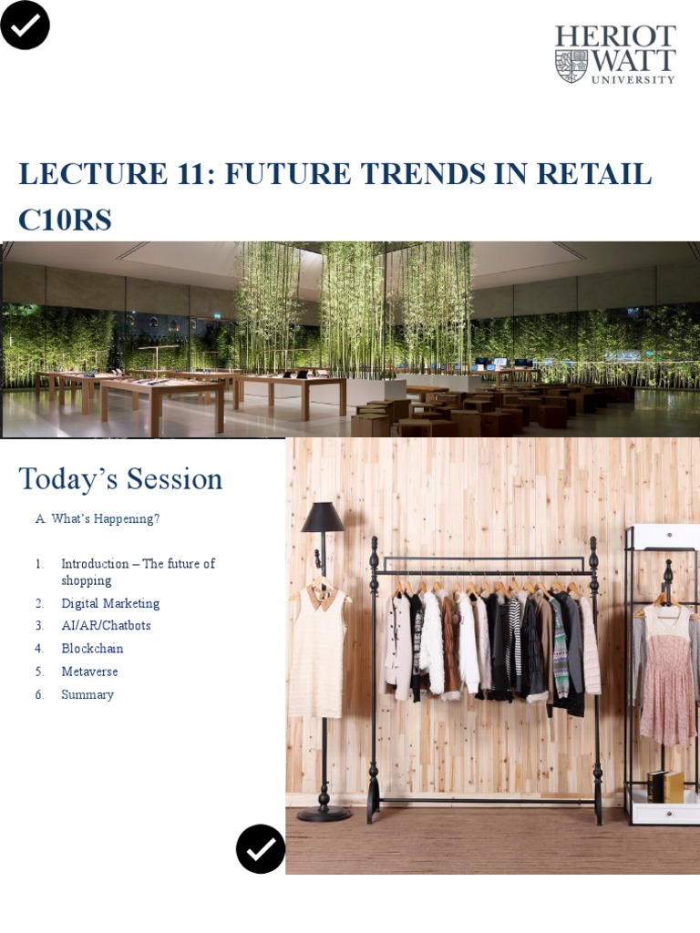 Lecture 11 Future Trend in Retail - 2022 (MY) | PDF | Retail | Supply Chain