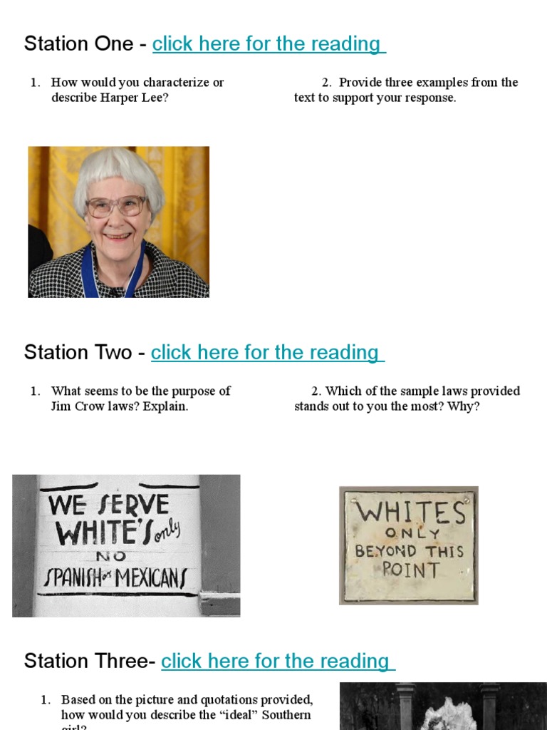 Exploring Southern Culture and History | PDF | To Kill A Mockingbird ...