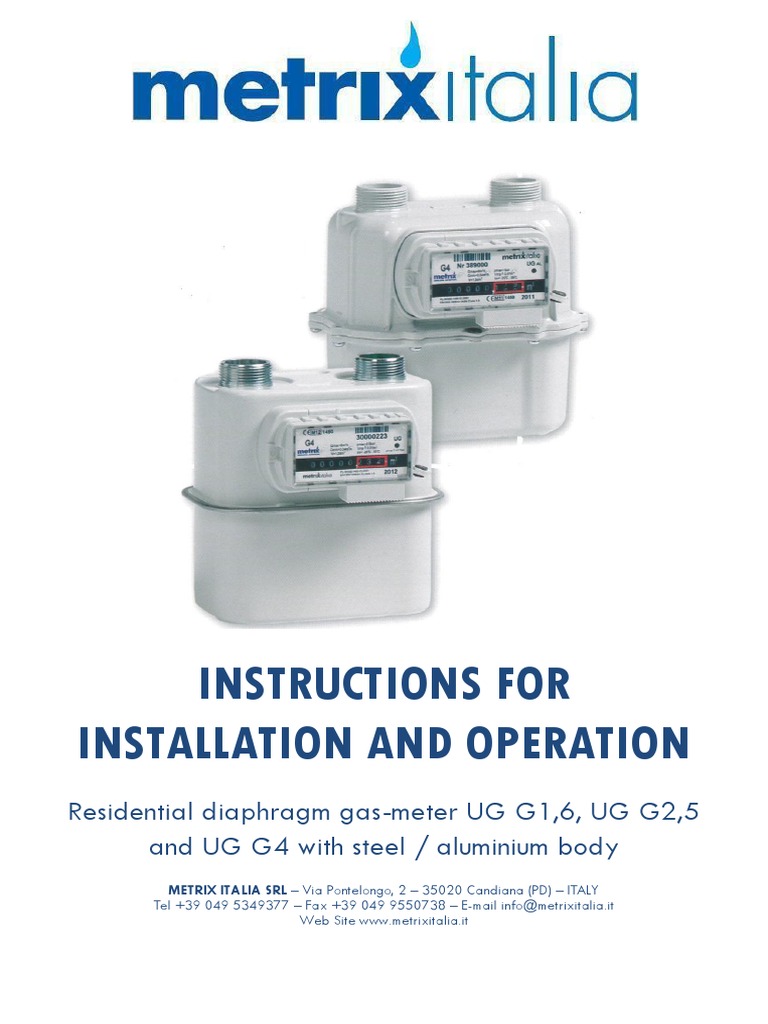 Instructions For Installation and Operation | PDF | Valve | Chemical ...