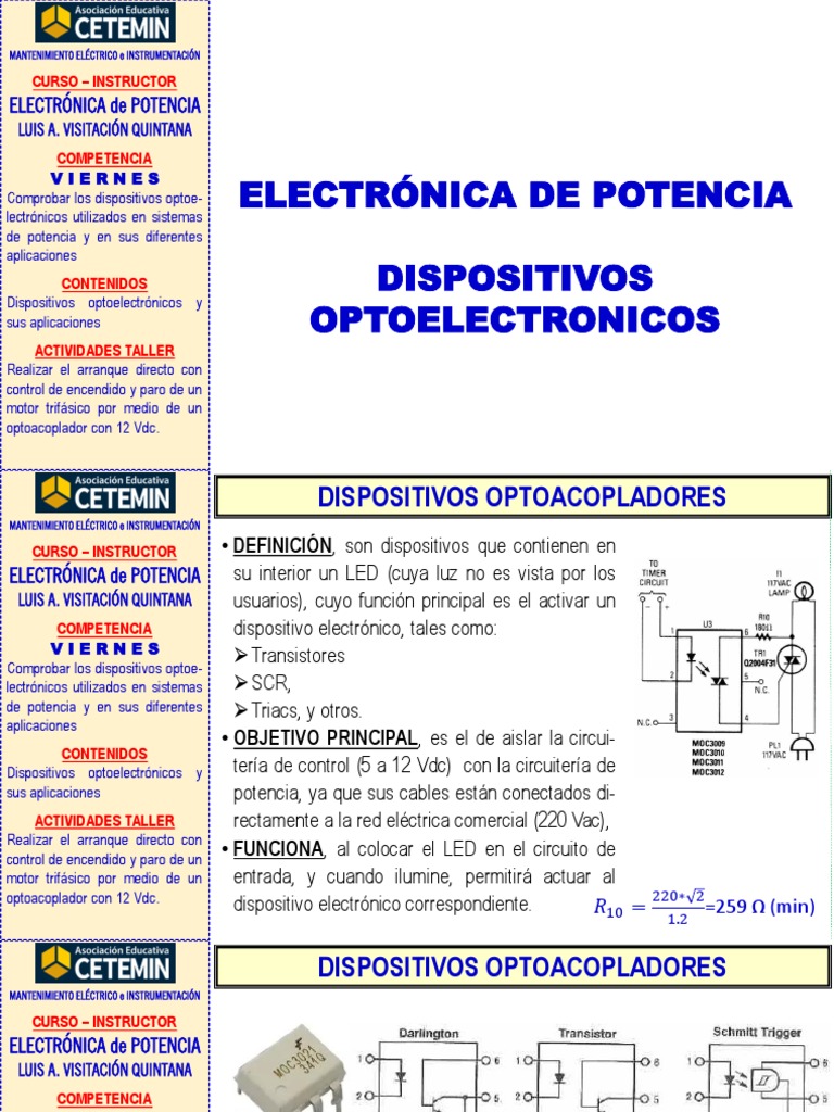 Optoelectrónica en Potencia | PDF | Electrónica | Electrónica de potencia