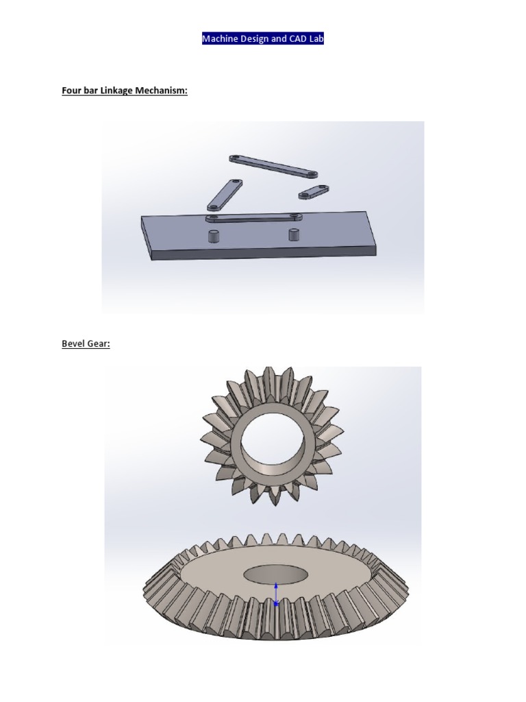 Four Bar Linkage Mechanism | PDF