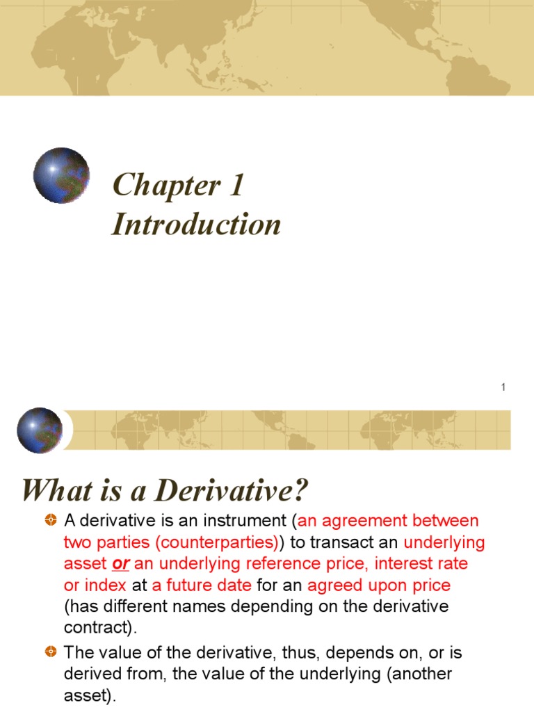 CH 01 Hull OFOD10 TH Edition | PDF | Derivative (Finance) | Futures ...