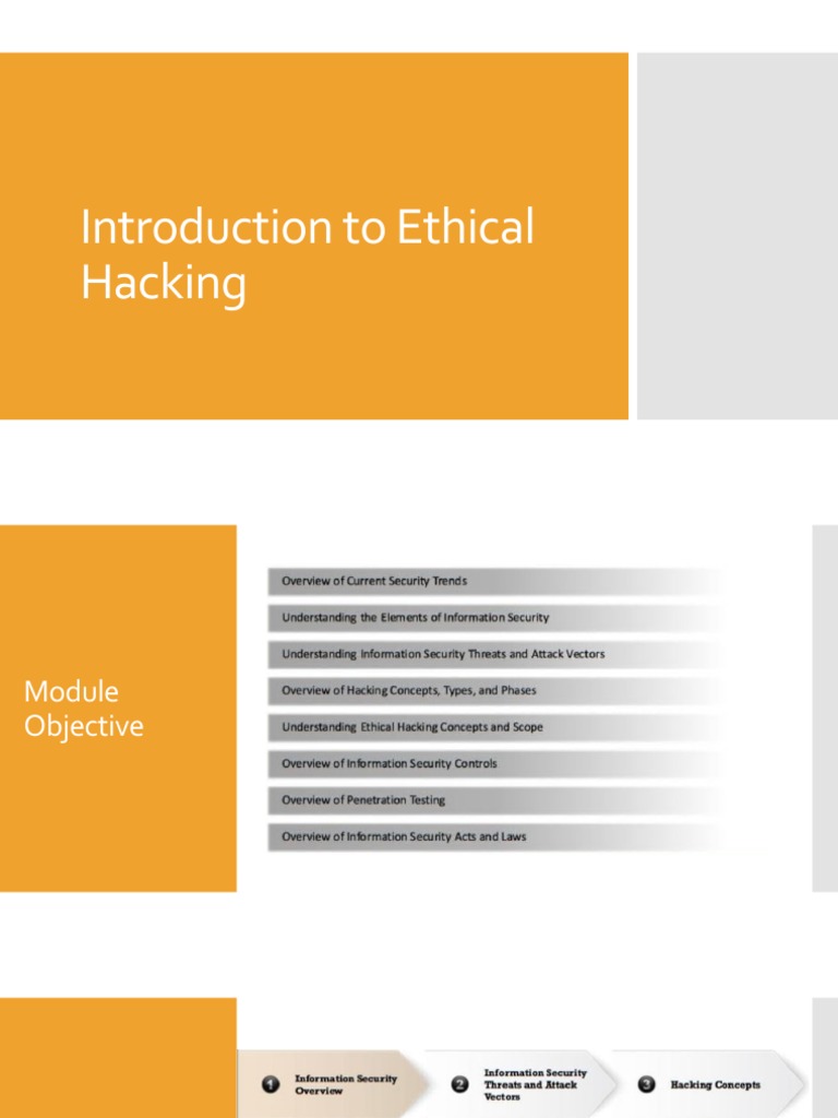 Introduction To Ethical Hacking | PDF | Security | Computer Security