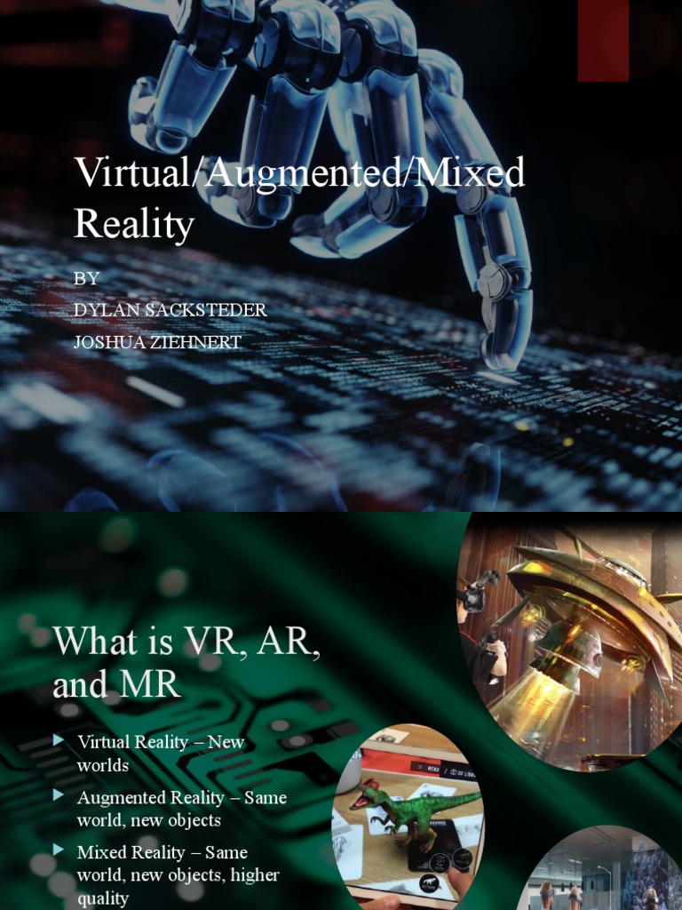 VR Ar MR Report | PDF | Virtual Reality | Augmented Reality