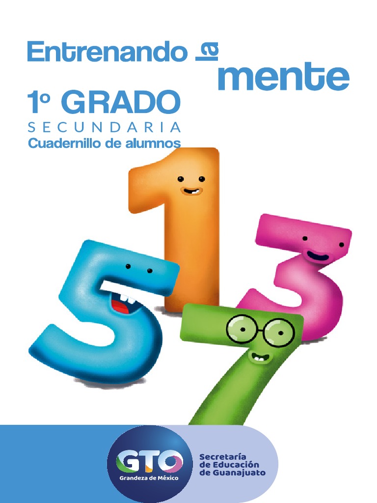 1o. Entrenando La Mente. | PDF | Multiplicación | Matemáticas