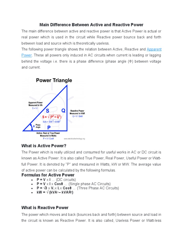 Power Factor Correction Calculations Guide | PDF | Ac Power | Capacitor