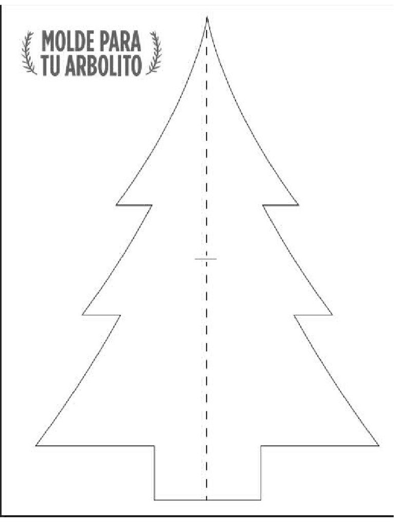 Molde para Arbol Navideño | PDF