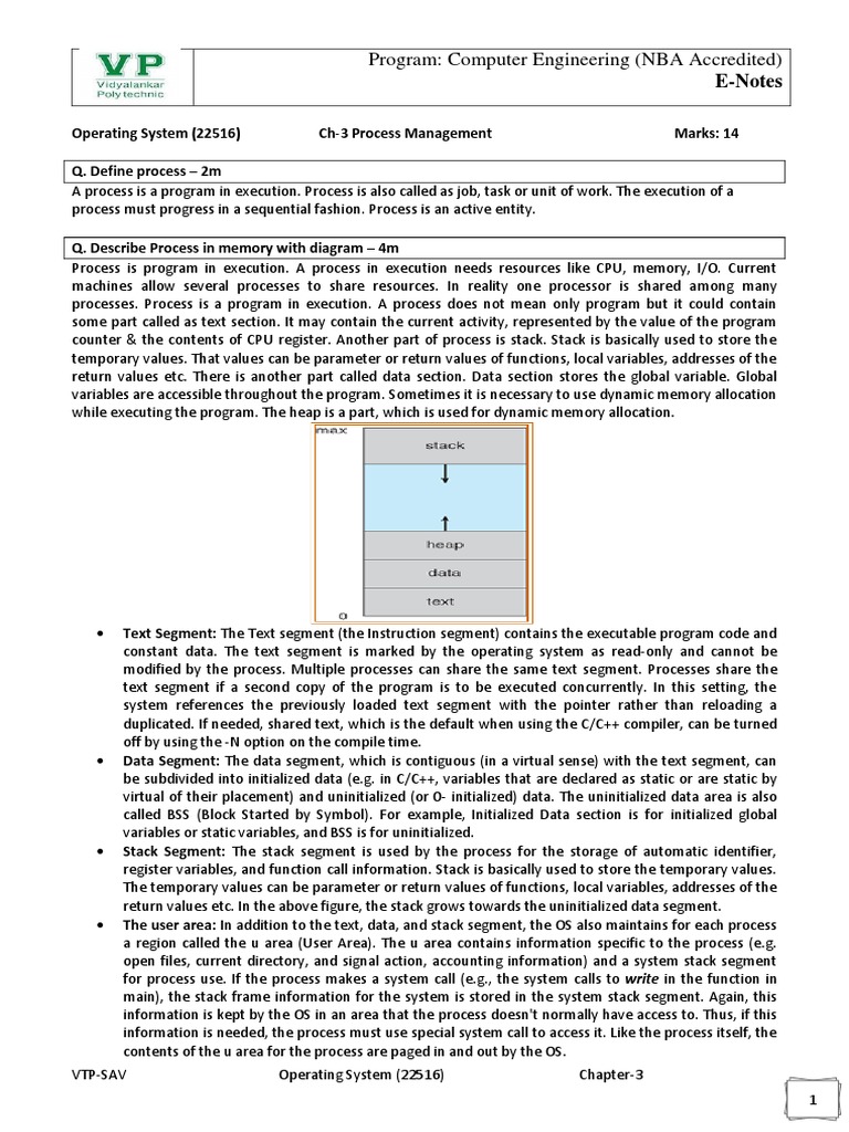 OPS-Chapter-3-Process Management | PDF | Thread (Computing) | Process (Computing)