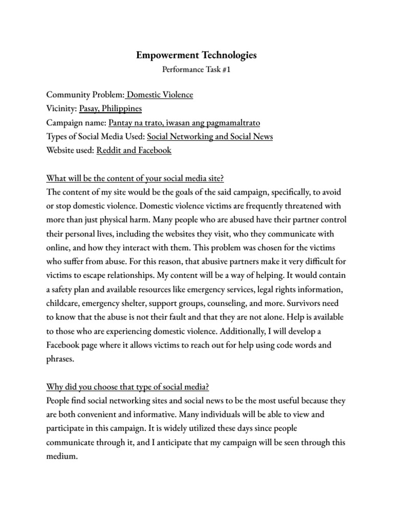 Performance Task #1 (DRRR) | PDF | Social Networking Service | Websites
