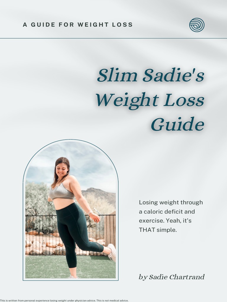 SlimSadie FREE Weight Loss Guide | PDF | Dieting | Low Carbohydrate Diet