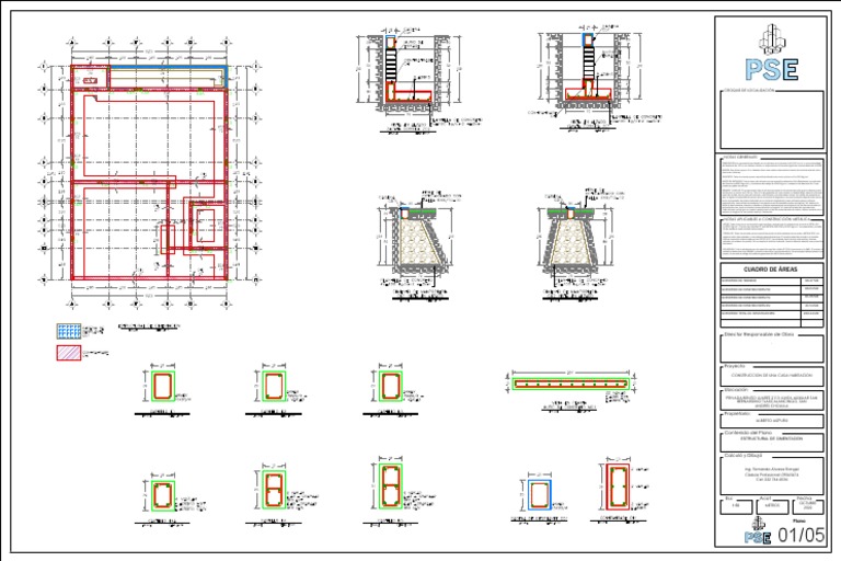 P.S.E-Estructural de Casa Benito-EST01 | PDF | Tornillo | Soldadura