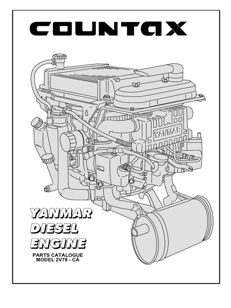 E Yanmar 2v78ca | PDF | Valve | Screw