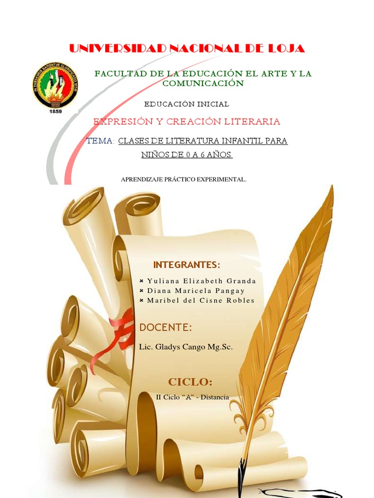 Tpe Expresion y Creacion Literaria | PDF | Literatura infantil ...