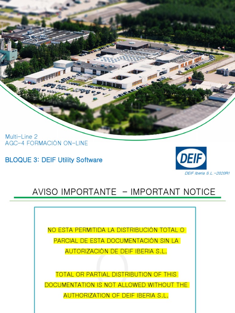 Bloque 3 DEIF Utility Software | PDF | Software | De entrada y salida