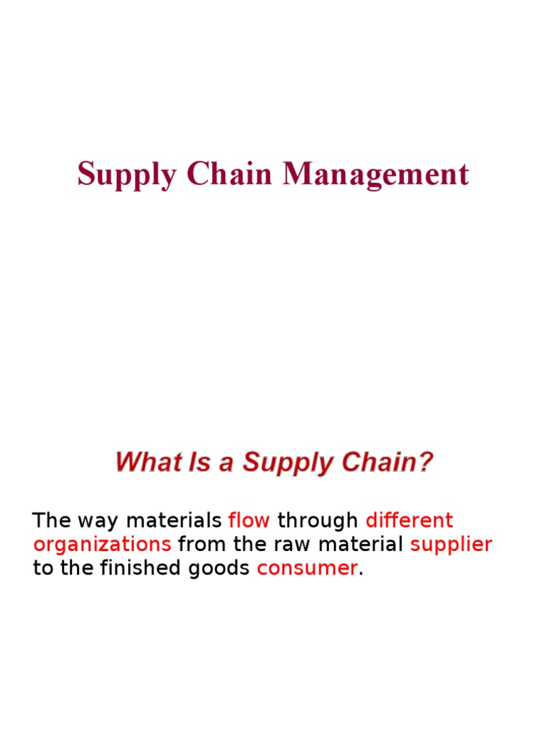 Chapter 1 - Basic Concepts | PDF | Supply Chain | Inventory