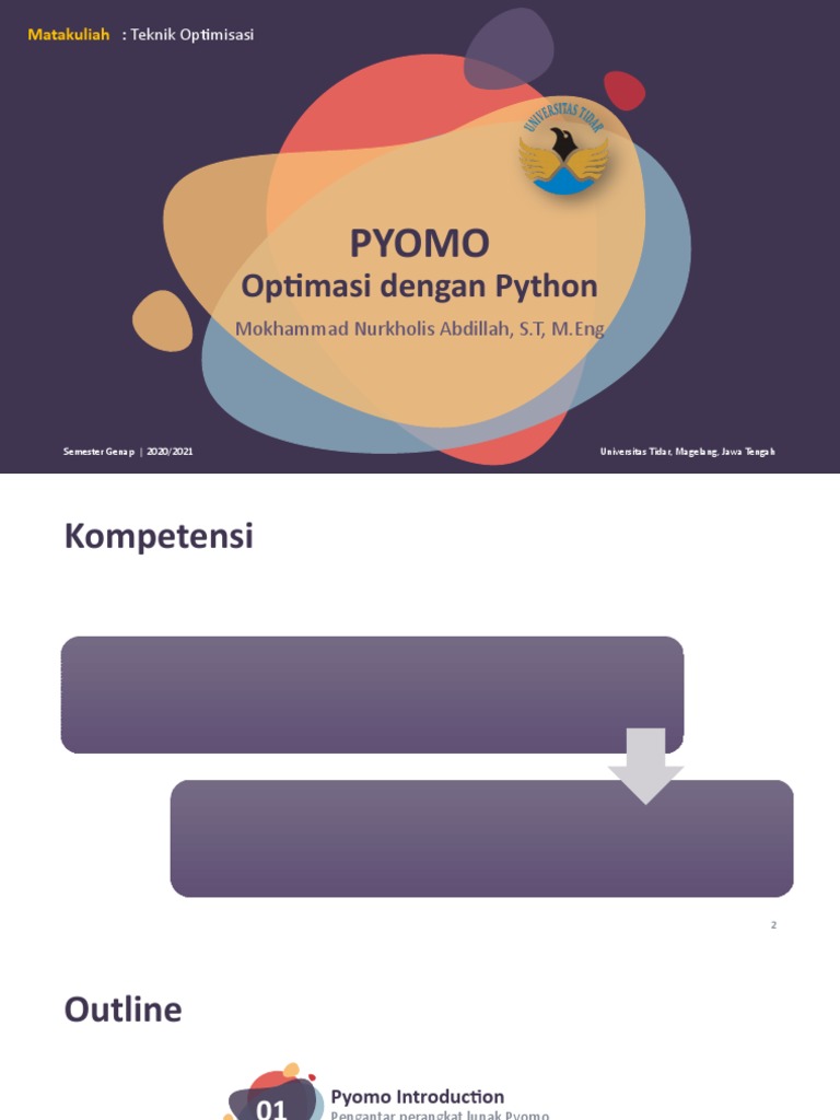 Instalasi Pyomo Dan Solvernya | PDF