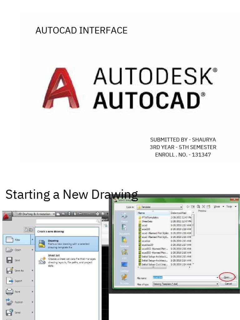 Introduction To AutoCAD PDF | PDF | Graphical User Interfaces ...