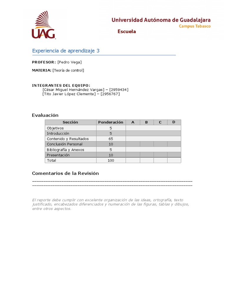 Exp3 PID | PDF | Ciencia cognitiva | Ciencias de la Computación
