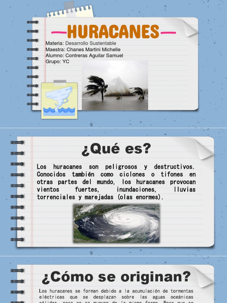 HURACANES | PDF | Ciclones tropicales | Tormentas