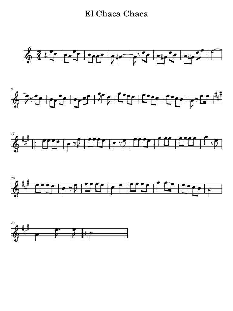 El Chaca Chaca | PDF