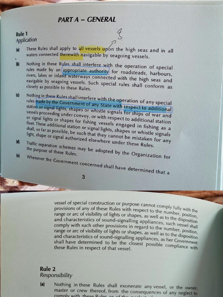 Adapting the Rules: Provisions for Vessels Requiring Special ...