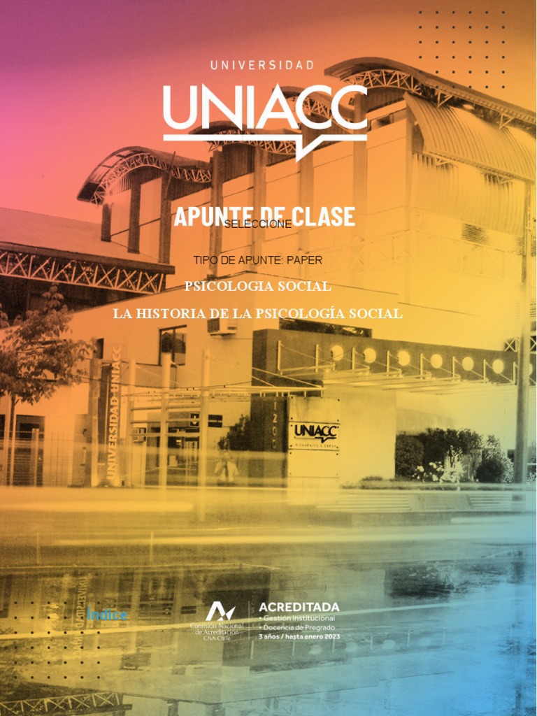 Plantilla Apunte U1 | PDF | Psicología Social | Sicología