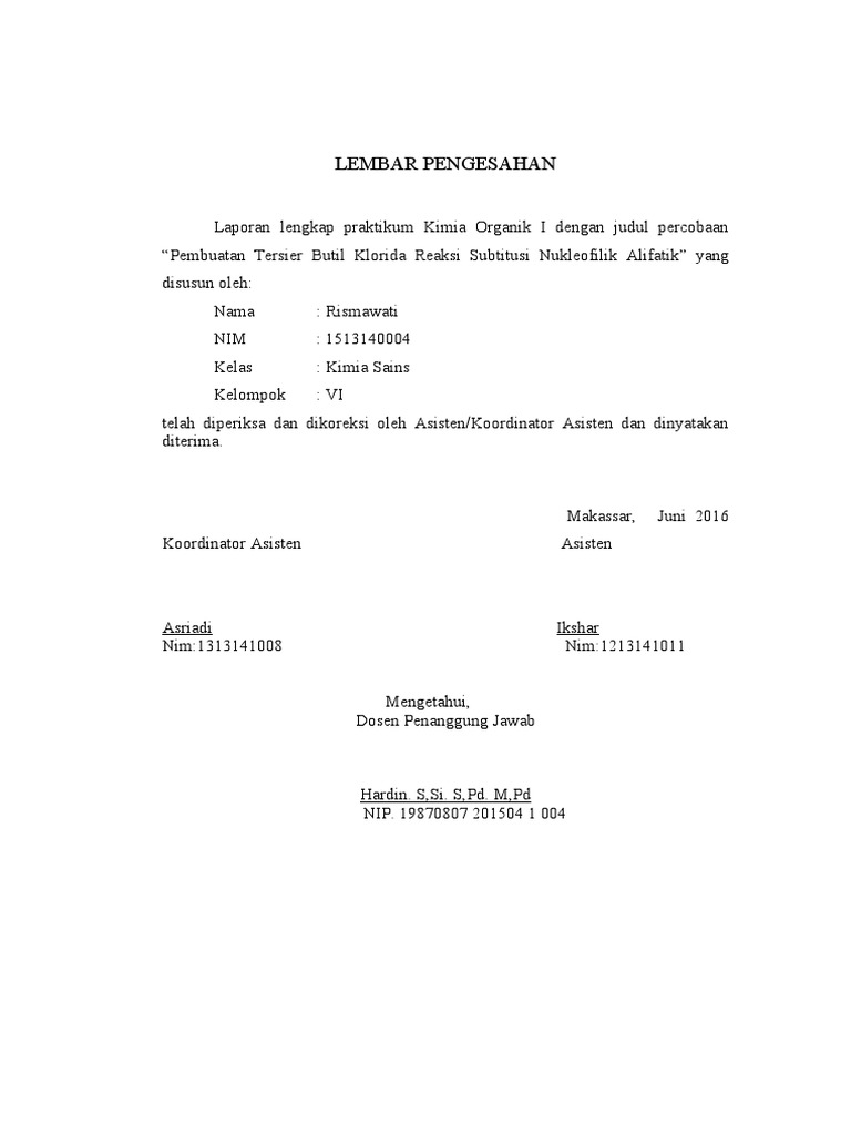 Tersier Butil Klorida | PDF