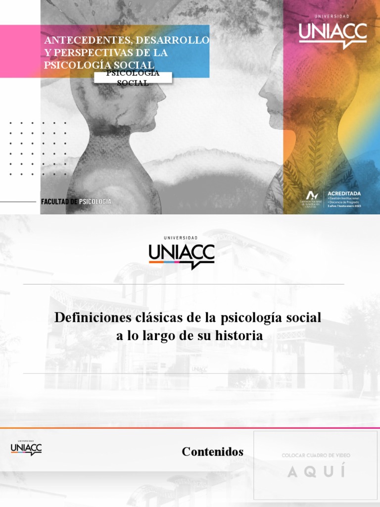 Video Clase Final Psic Social U1 | PDF | Psicología Social | Sicología