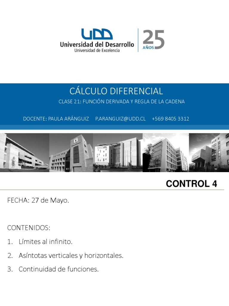 Clase 21 Función Derivada | PDF | Derivado | Función (Matemáticas)
