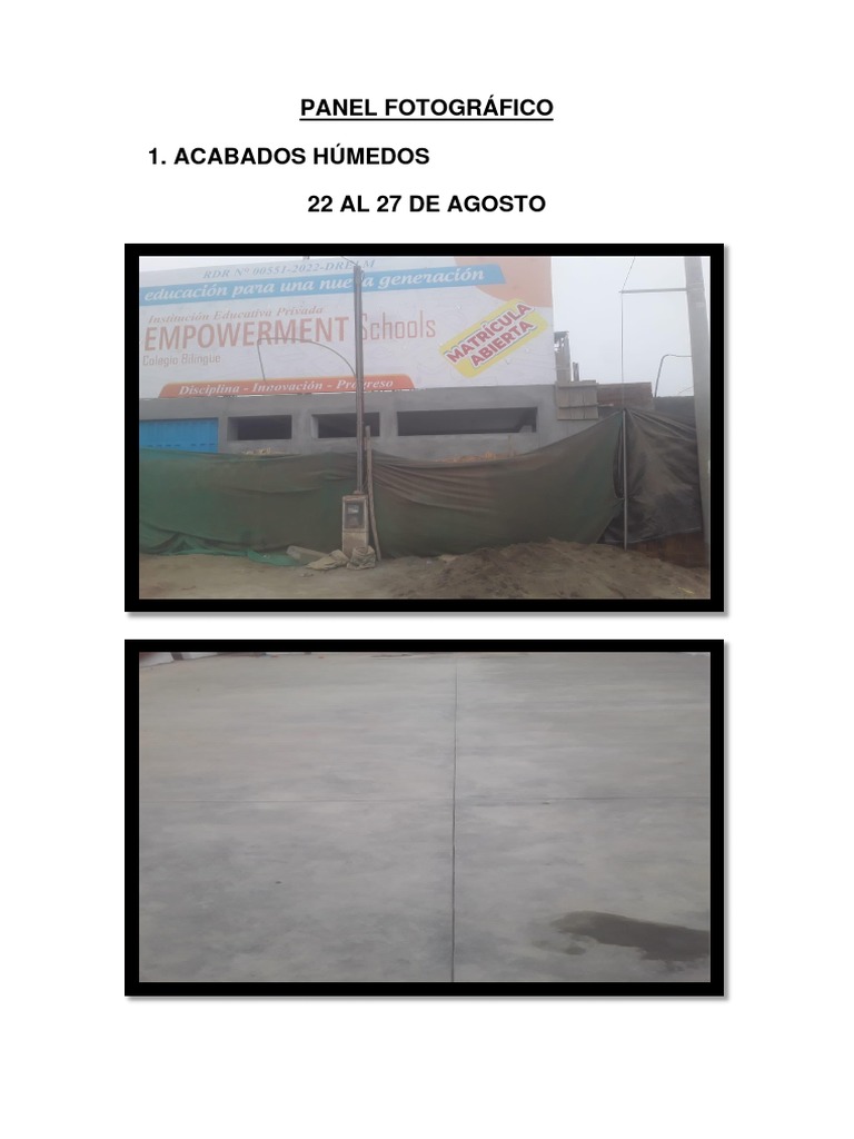 Panel Fotográfico 16 Va Semana | PDF