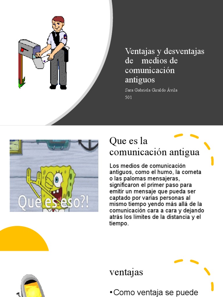 Los Medios de Comunicacion Antiguos | PDF