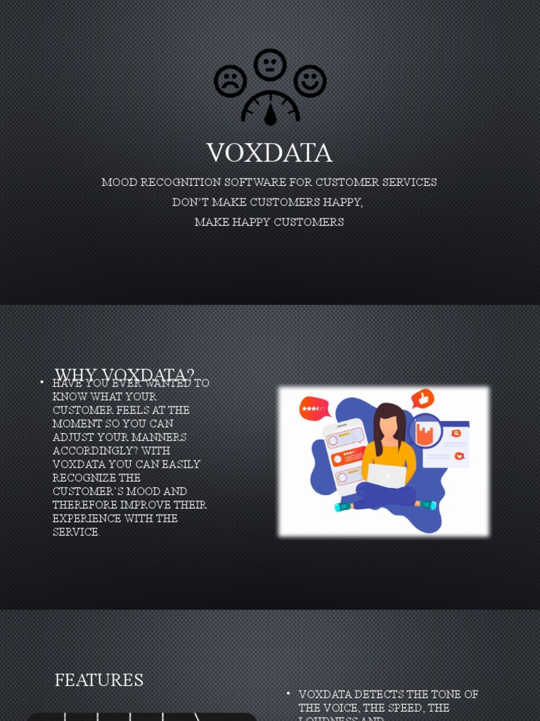VOXDATA Mood Recognition Software Helps Improve Customer Experience | PDF