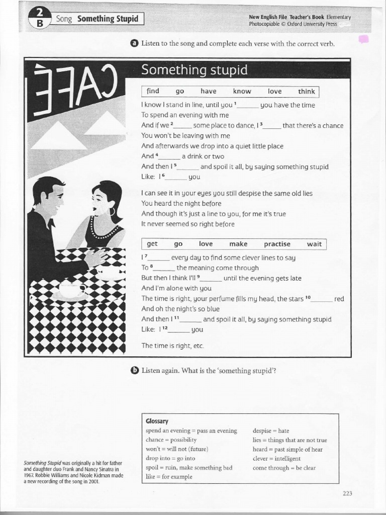 A. Something Stupid | PDF