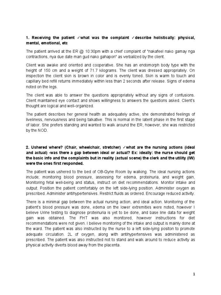 Mini Case Study 1 | PDF | Hypertension | Blood Vessel