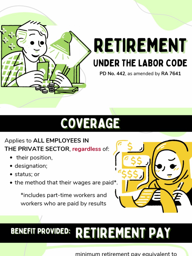 Retirement Under The Labor Code | Download Free PDF | Salary | Retirement