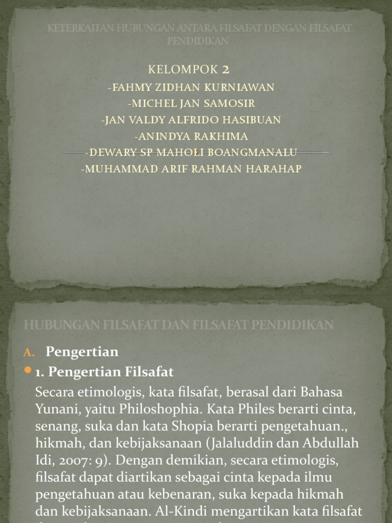 Keterkaitan Hubungan Antara Filsafat Dengan Filsafat Pendidikan | PDF Keterkaitan Hubungan Antara Filsafat Dengan Filsafat Pendidikan | PDF